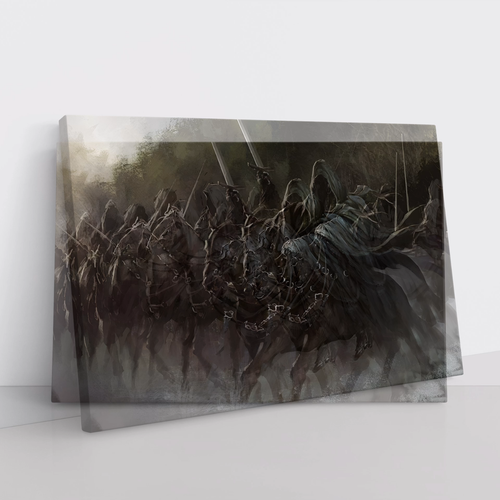 New Lord Of The Rings Nazgul Ring Wraiths Framed Canvas Wall Art ...