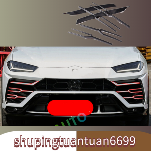 For Lamborghini Urus 2018-2022 carbon Front Center Mesh Grille Grill ...