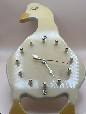 Handmade Nursery Clock Goose Shaped | eBay