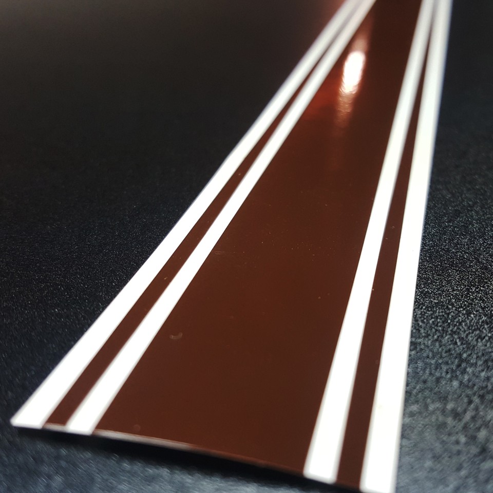 3" x 72" Vinyl Racing Stripe Pinstripe Decals Stickers *18 COLORS ...