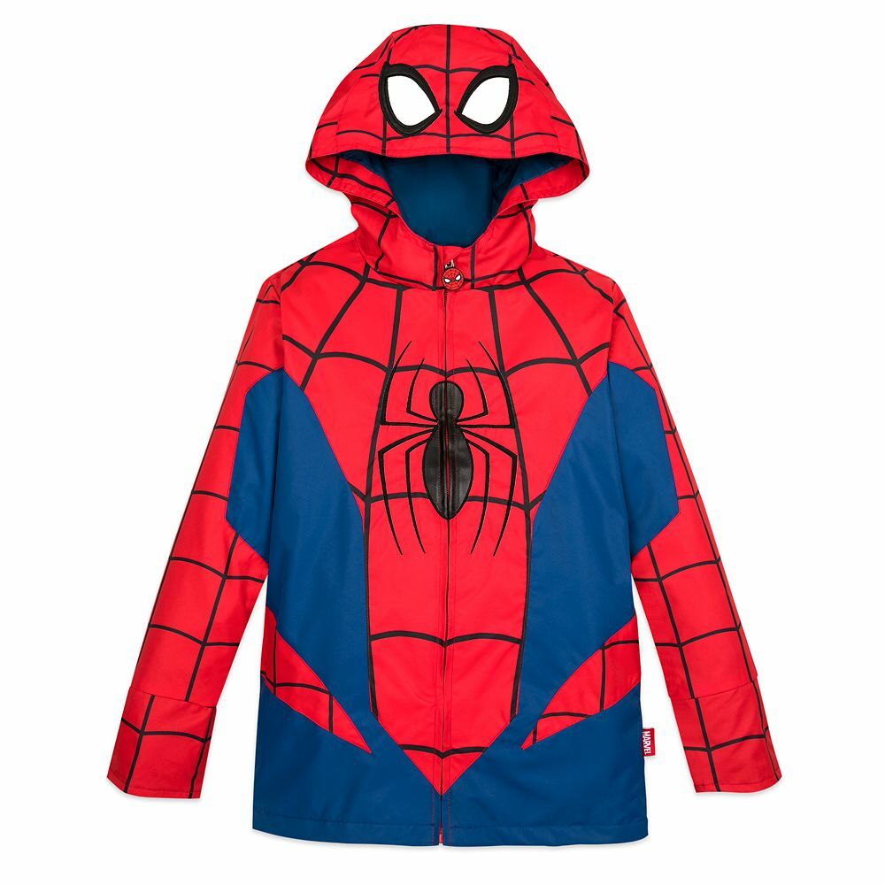 Marvel Spider-Man Hooded Rain Jacket Boy Size 4 | eBay