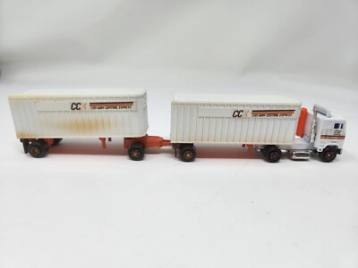 CCX Con-Way Central Express Double Tractor Trailer Scale 1:87 BUF | eBay
