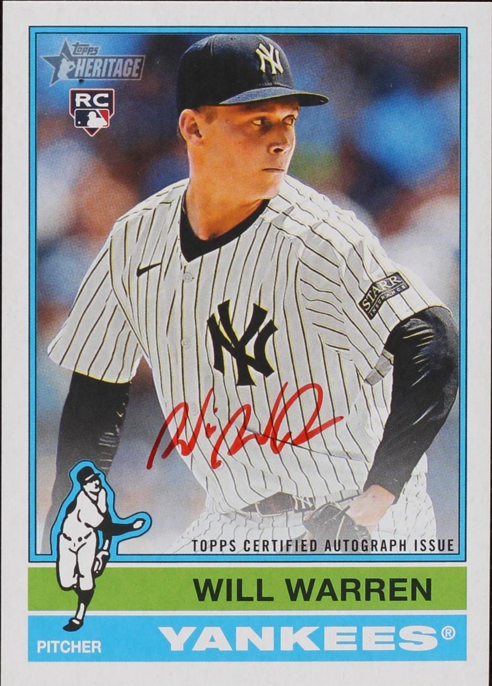 2025 Topps Heritage - Real One Autographs Will Warren #ROA-WW Special ...
