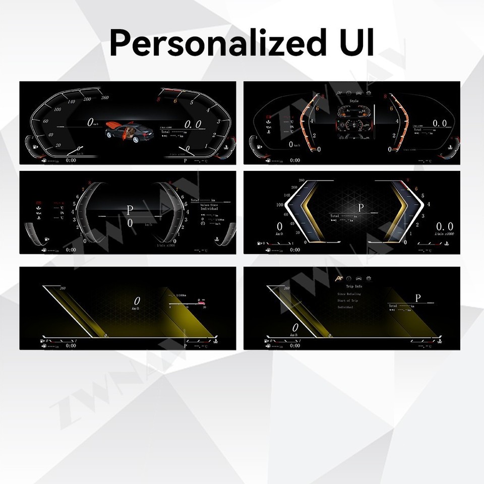 Digital Dashboard Cluster Virtual Cockpit Carplay For BMW 3 Series E46 ...