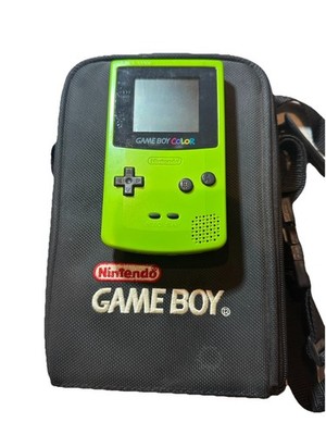 Nintendo Game Boy Color Kiwi Lime Green With Carrying Case ( AS - IS ...