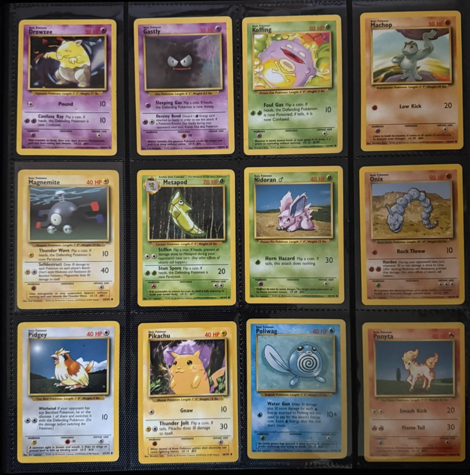 Pokemon Complete Base Set 17-102 Non Holo Rare Common Uncommon 🔥Cards🔥 ...