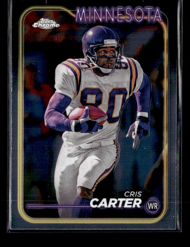 2024 Topps Chrome #119 Cris Carter Card Minnesota Vikings | eBay
