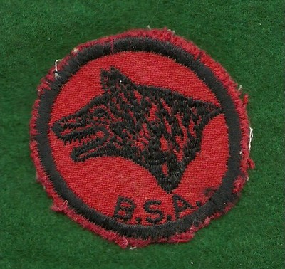 VINTACE BOY SCOUT - RED & BLACK WOLF PATROL PATCH - | eBay