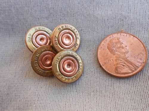 VINTAGE BRASS REMINGTON PETERS 410 GAUGE SHOTGUN SHELL COAT BUTTONS | eBay
