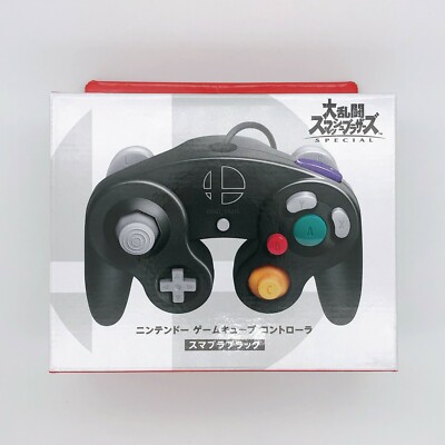 Nintendo Game Cube GC Super Smash Bros Controller Black Smash Brothers ...