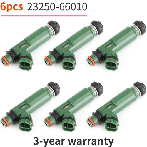 6PCS Fuel injectors For Toyota Land Cruiser 23250-66010 2320966010 ...