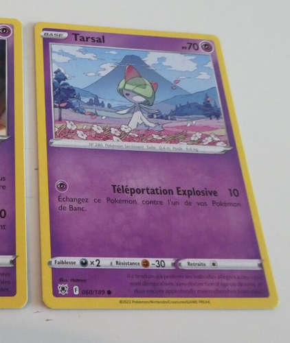 POKEMON ASTRES RADIEUX FRANCAISE CARD CARTE Tarsal 060/189 FR JCC NEUF ...