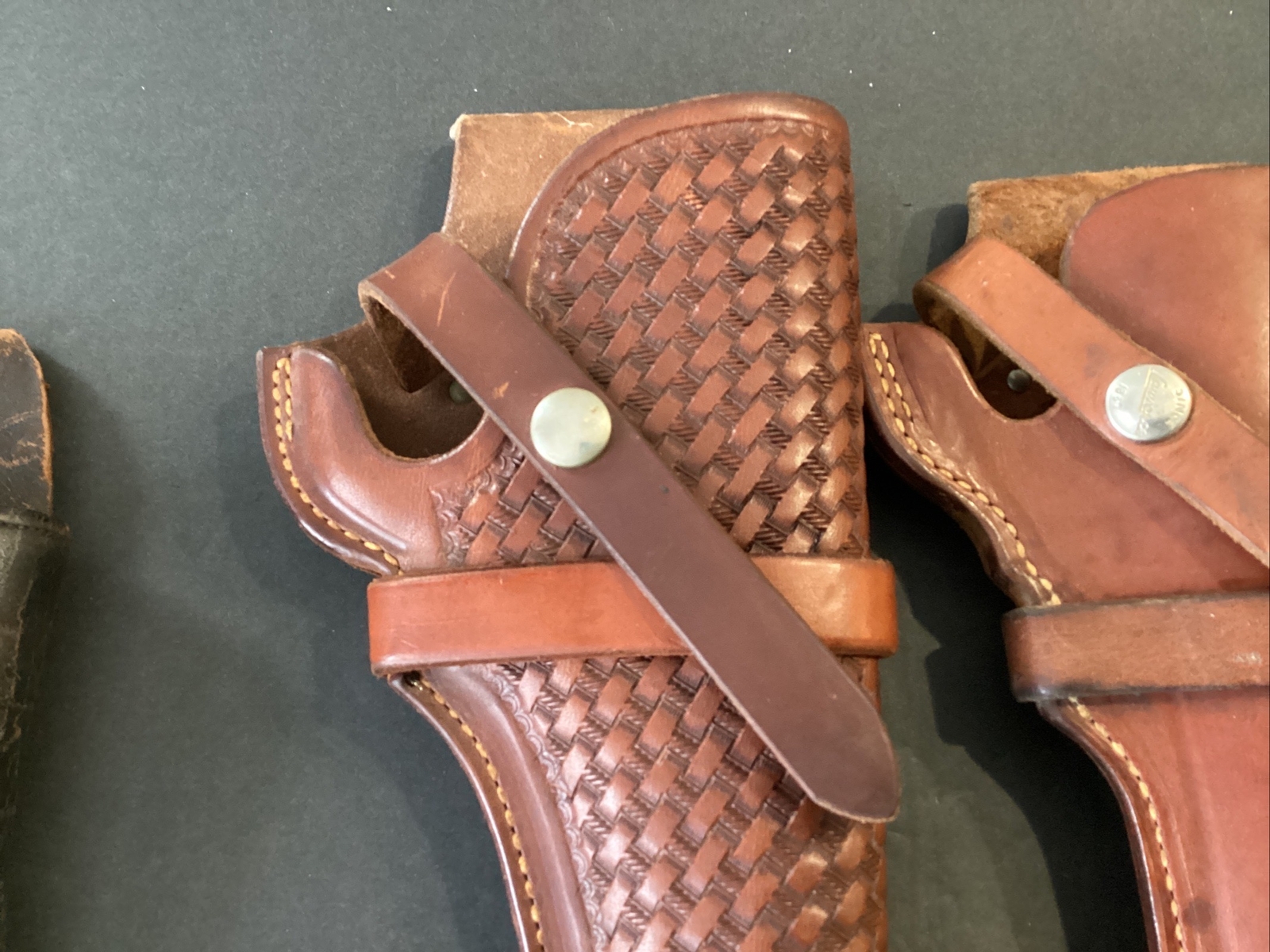 5 Leather Gun Holster Lawrence 680 505 Heiser 419 Daly & Gales 32 ...