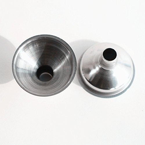 6 Pack Stainless Steel Flask Funnels for Essential Oil Bottles Spices ...