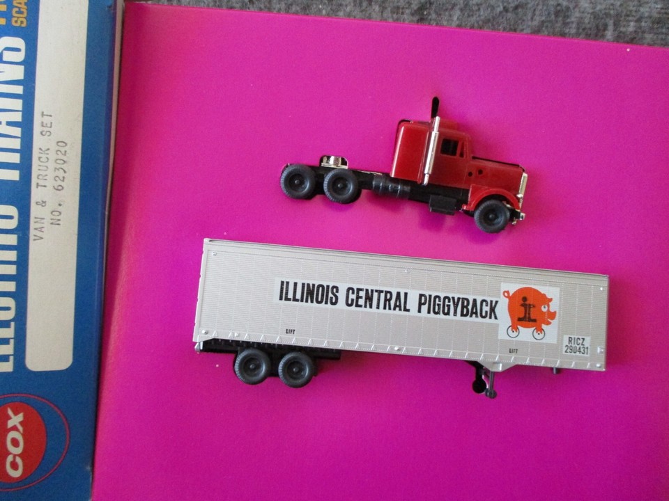 LOT 12 COX HO SCALE ELECTRIC TRAINS SANTA FE ENGINE/CABOOSE+CARS ACCS ...