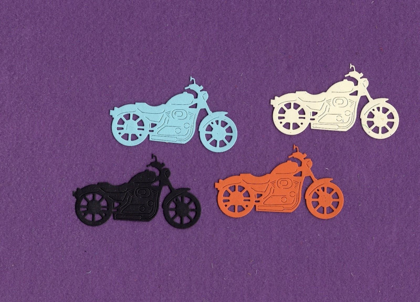 MOTORCYCLE die cuts scrapbook cards | eBay