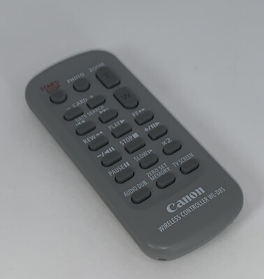 Canon WL-D85 Gray Wireless Handheld Remote Control For Canon DC220 ...