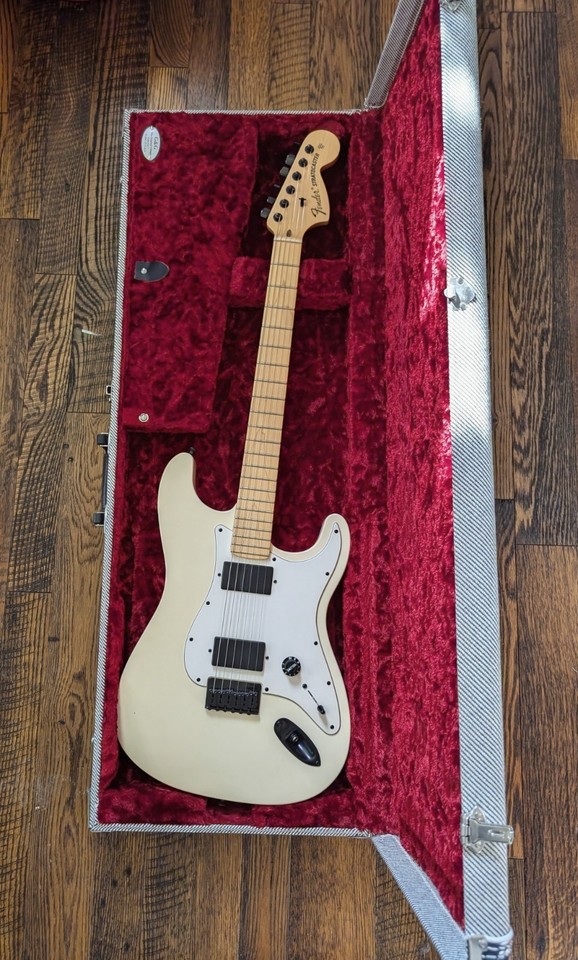 Fender RARE WHITE MIA Jim Root Signature Stratocaster W/Case + Upgraded ...