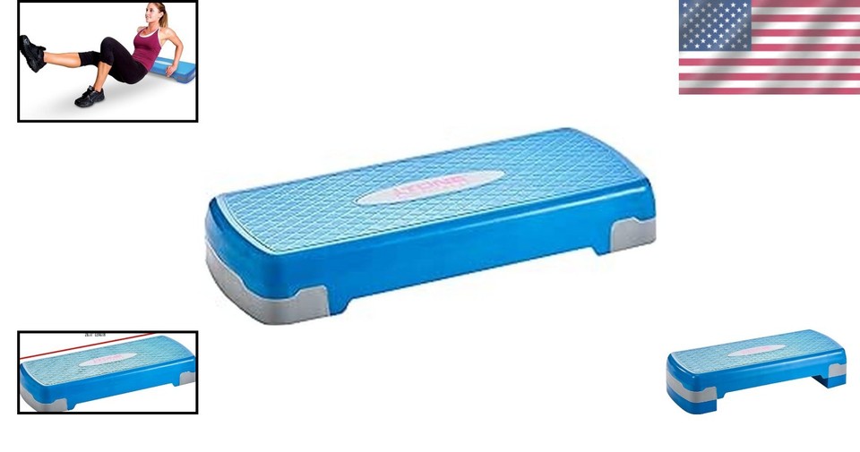 Versatile Compact Aerobic Step Platform - Adjustable Height for Total ...