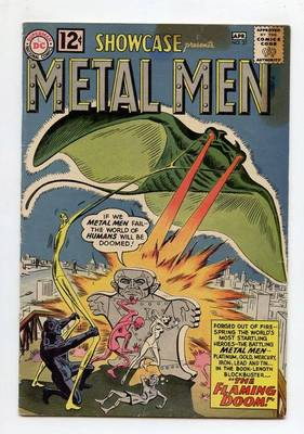 Showcase #37 G/VG 1st Appearance Metal Men DC Comics Silver Age Key | eBay