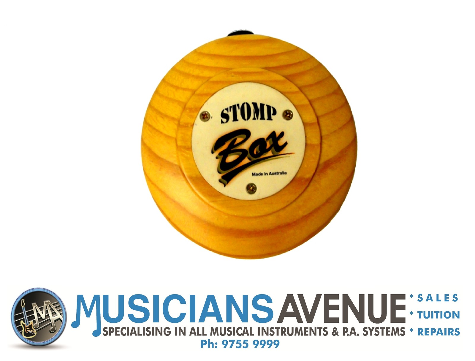 STOMP BOX (KSB50) With Piezo Pickup - Made In Australia By Stu Box ...