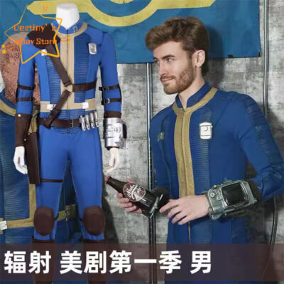 TV Show Fallout Hank Halloween Cosplay Costume Outfit Man Jumpsuit Suit ...