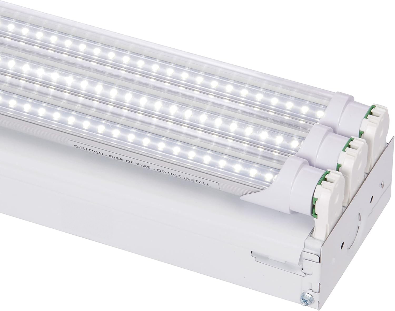 *4 PACK* LED SHOP LIGHT 5000K Daylight 4' Fixture Utility Ceiling Light ...