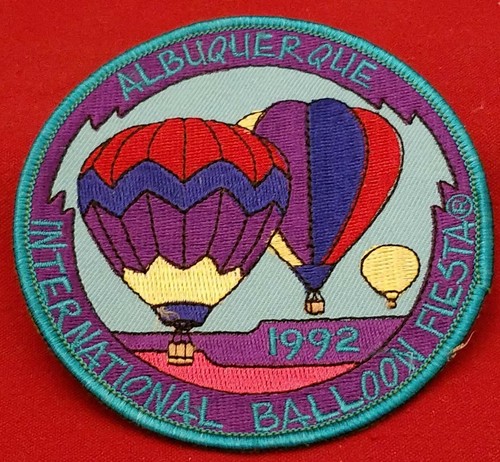 1992 ALBUQUERQUE INTERNATIONAL BALLOON FIESTA BALLOON PATCH | eBay