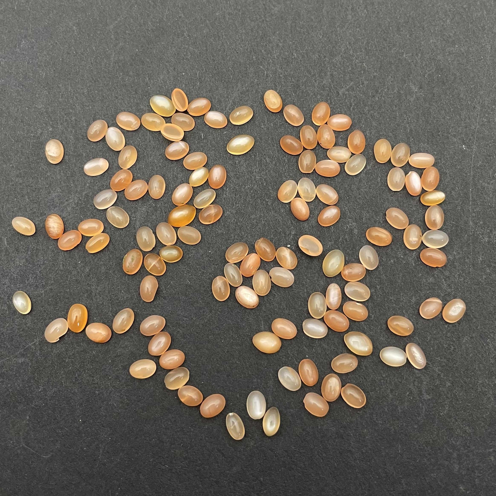 Naturel Pêche Lune Ovale Cabochon Desseré Pierre Précieuse Lot 181 ...