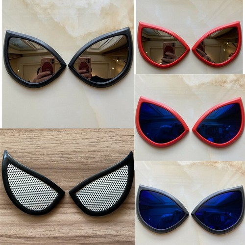 1Pair Spiderman Lenses Spider Lens Eye Mask Cosplay Halloween Costume ...