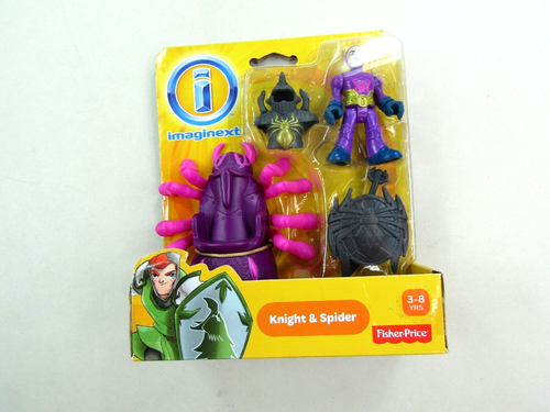 Imaginext Knight & Spider Toy Fisher Price Mattel Plastic Creative ...