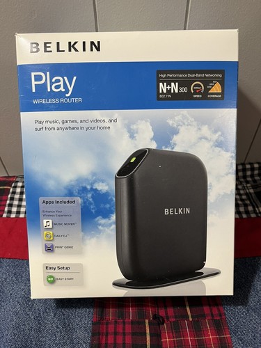 Belkin Play N300 300 Mbps 4-Port 10/100 Wireless N Router (F7D4302 ...