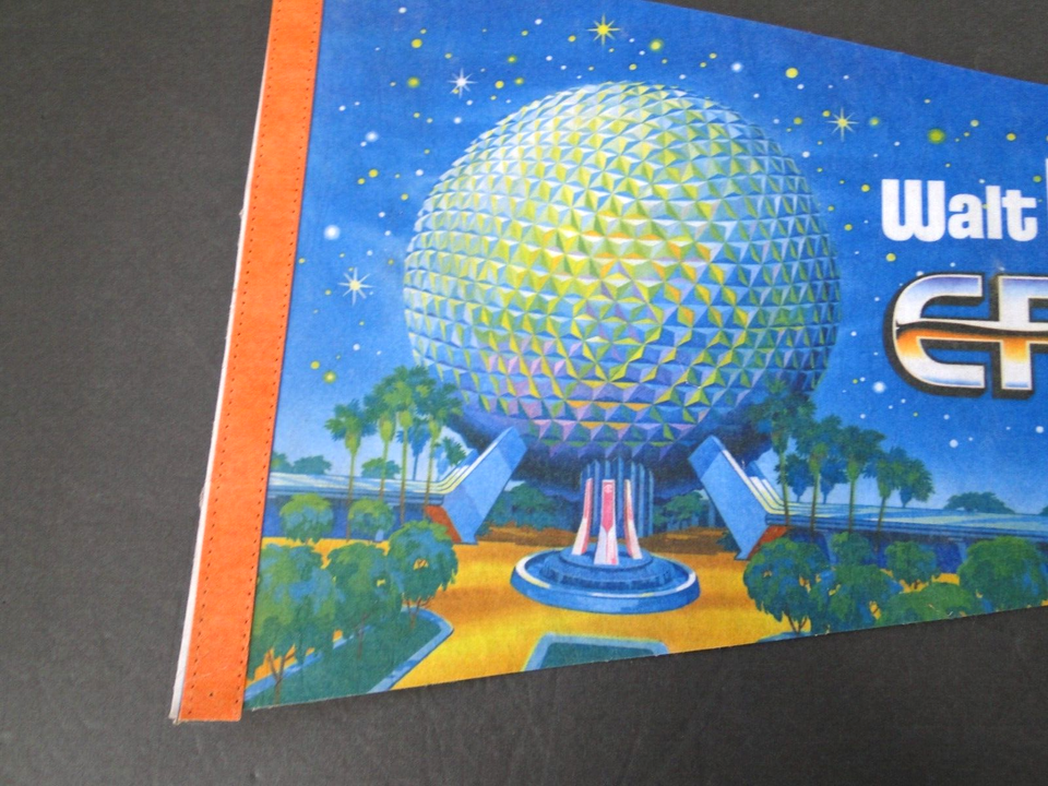 Vintage 1982 Walt Disney World Epcot Center Banner (Please Read ...