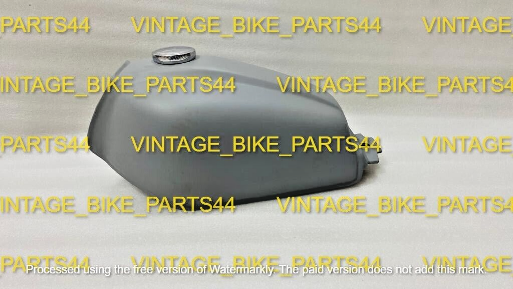 Honda XL125s XL185s 1979-1981 Model Raw Steel Fuel Petrol Tank with Cap ...