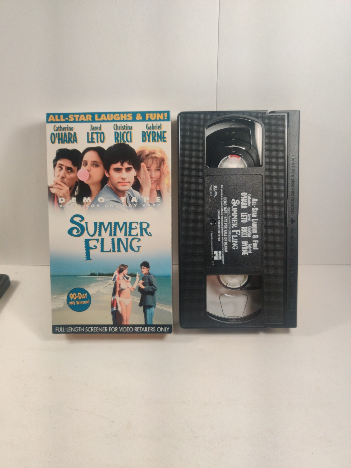 Summer Fling VHS Rare Screening Promo Copy Jared Leto Christina Ricci ...