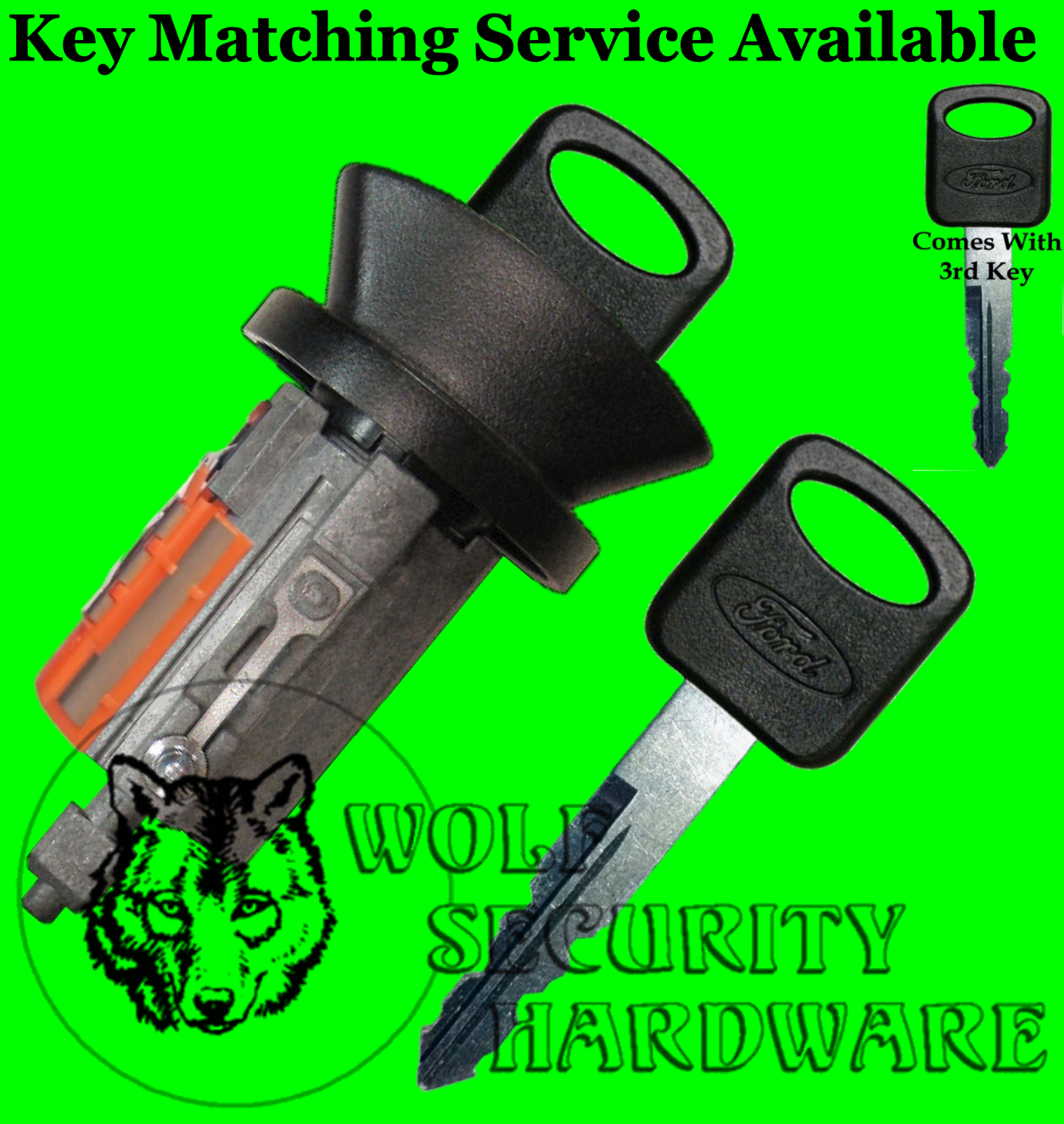 Ford F250 F350 Super Duty 97-07 (Some 96) Ignition Key Switch Lock ...