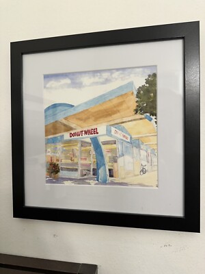 DONUT WHEEL WATERCOLOR PRINT Painted By Jo Ann Koopman LIVERMORE ART | eBay