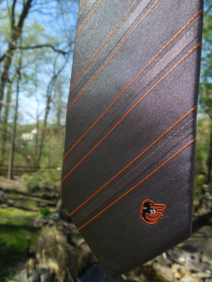 New in Wrap Baltimore Orioles Neck Tie MLB Baseball Officially Licensed ...
