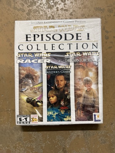 Star Wars Episode 1 Collection CD Rom set Insider Racer Phantom Menace ...