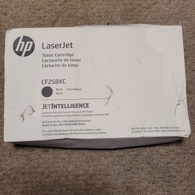 HP CF258XC 58X Black High Yield Toner Cartridge M428 Series M404 Series ...