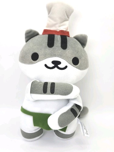CraneKing Neko Atsume 12'' Guy Chef Furry Prize Plush Anime Manga JAPAN ...