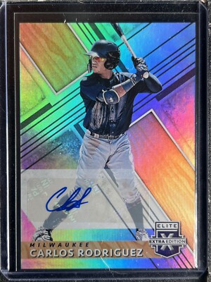 Rodriguez, Carlos - 2019 Elite Extra - Autograph | eBay