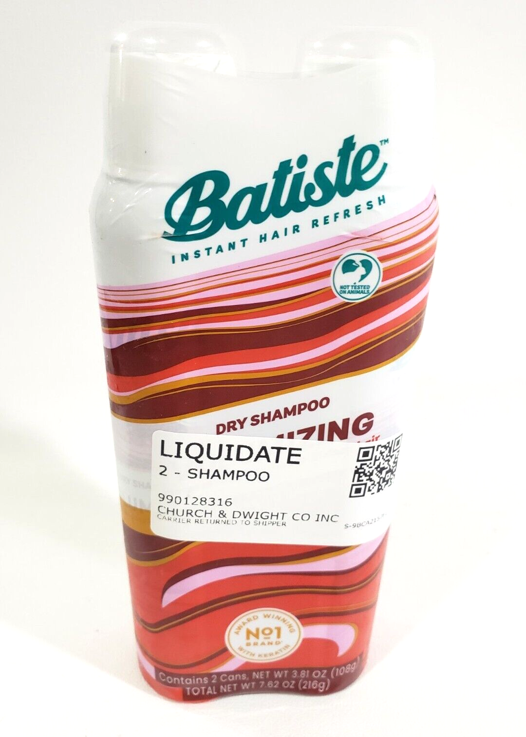 Batiste Instant Hair Refresh Volumizing Dry Shampoo (2 pk.) 3.81 oz (7. ...