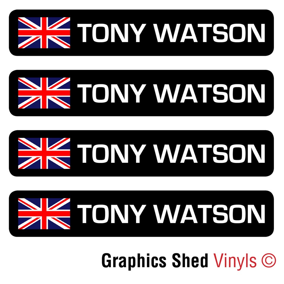 6 x PERSONALISED BIKE FRAME NAME STICKERS ROAD CYCLE CYCLING FRAME ...