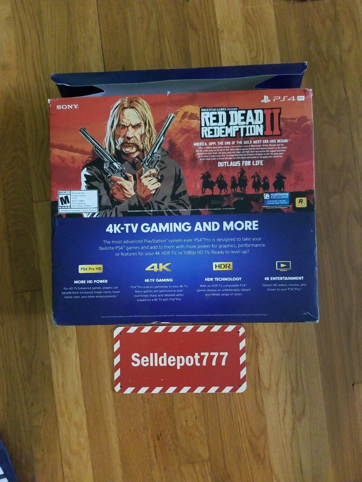 New Red Dead Redemption 2 PS4 Pro Bundle 1TB (RDR2 COVER ONLY) | eBay