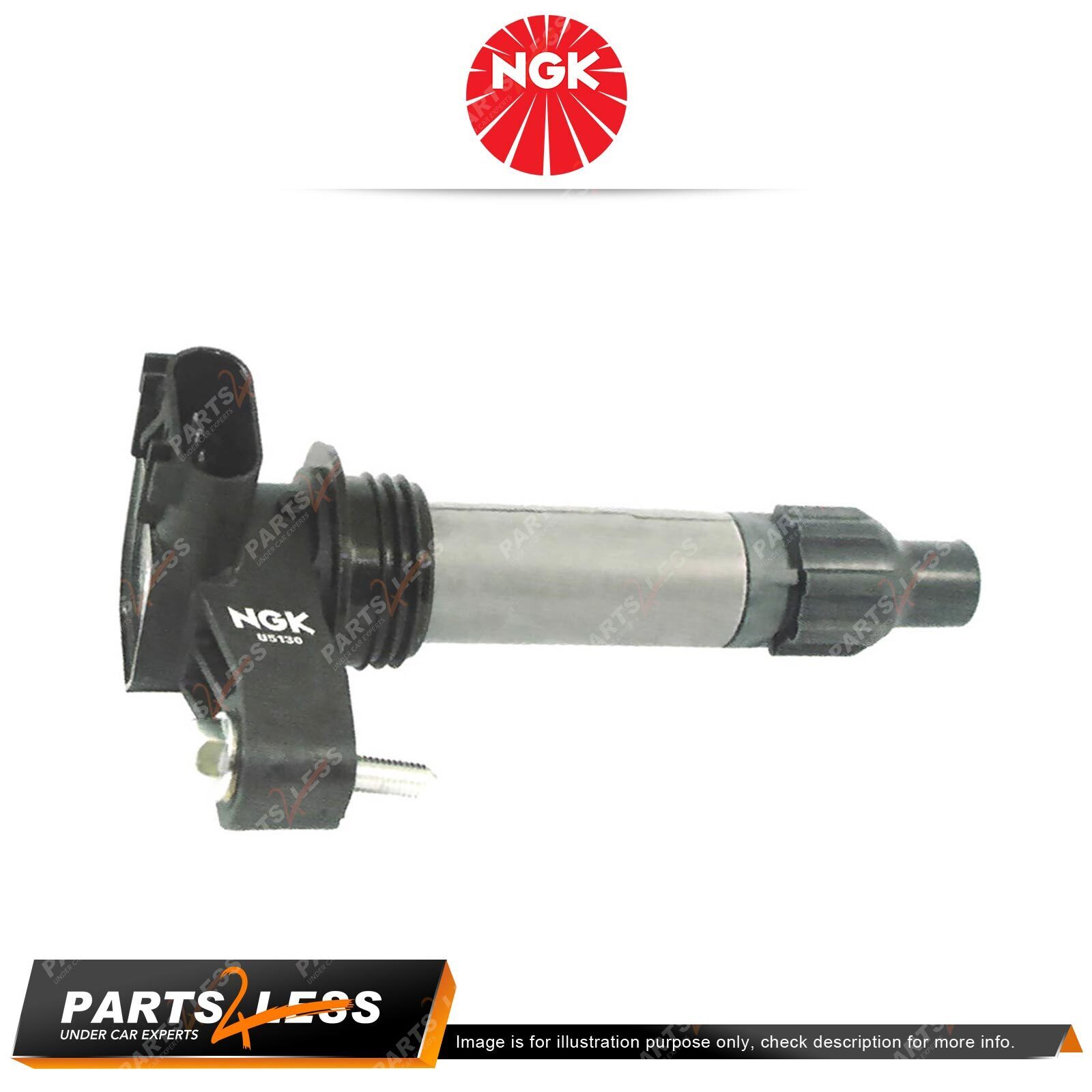 NGK Ignition Coil U5130 - Ignition System Single Coil Refer 12632479 ...