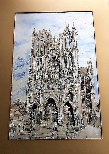 CATHEDRAL of AMIENS, FRANCE SIGNED by MAX JACOB POET & PAINTER 1927 | eBay
