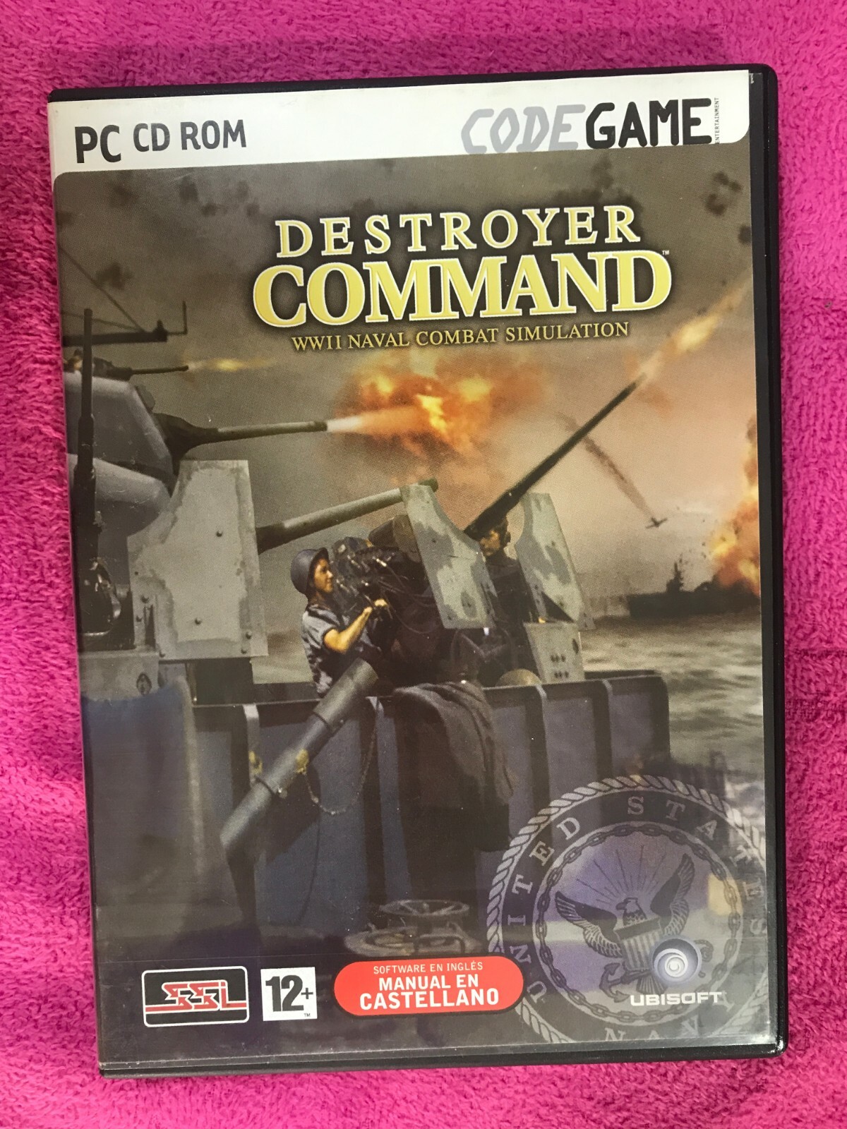 DESTROYER COMMAND JUEGO PC CD ROM WWII NAVAL COMBAT SIMULATION MANUAL ...