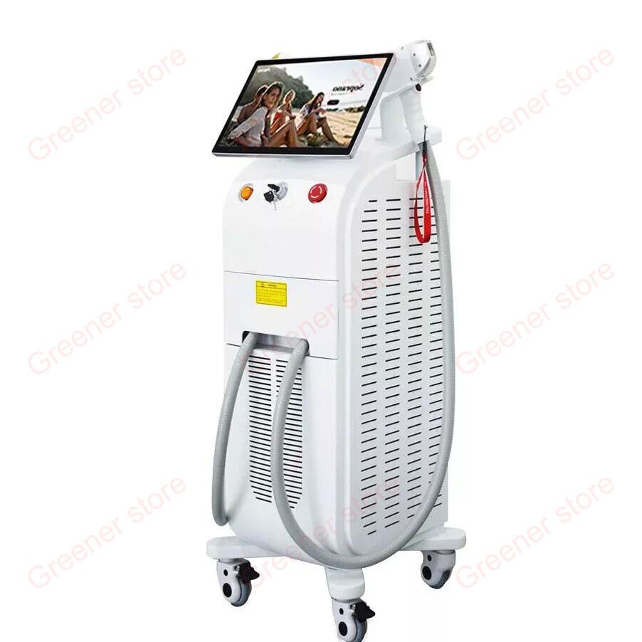 Ice Titanium 755nm 808nm 1064nm Diode Laser Permanent Épilation ...