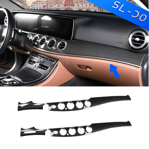 Carbon ABS Center Console Dashboard Trim For Mercedes Benz E Class W213 ...